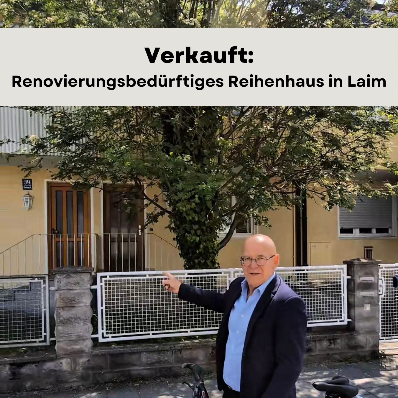 Verkauft: Renovierungsbedürftiges Reihenhaus in Laim